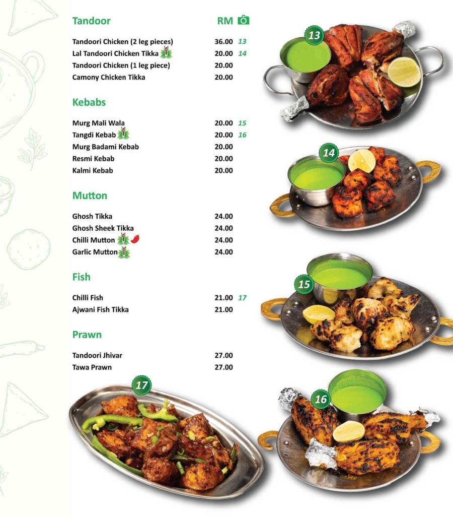 Menu - Betel Leaf