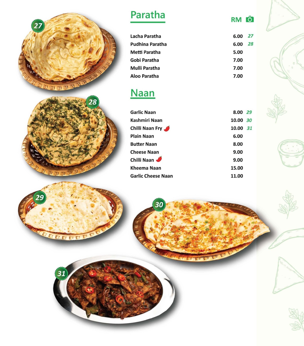Menu - Betel Leaf