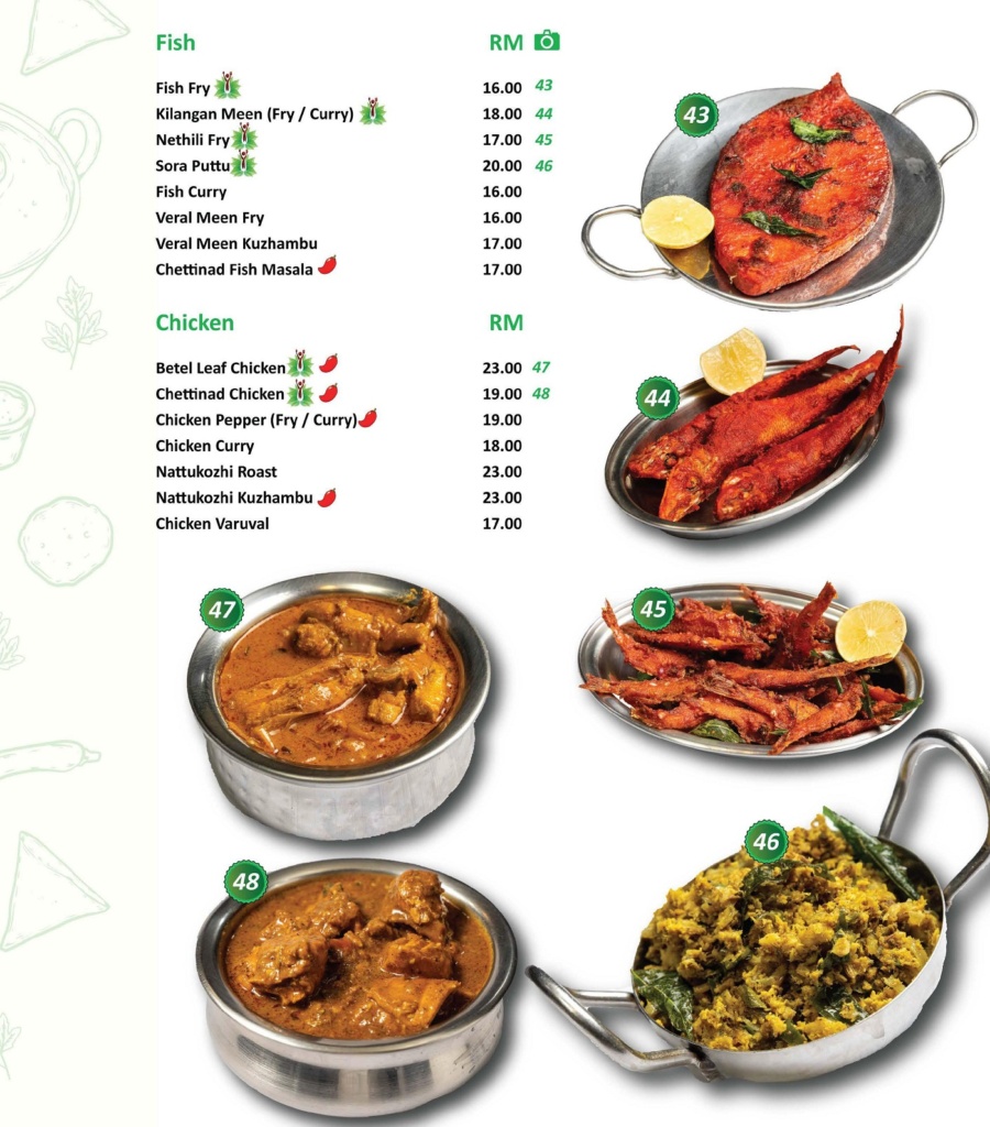 Menu - Betel Leaf