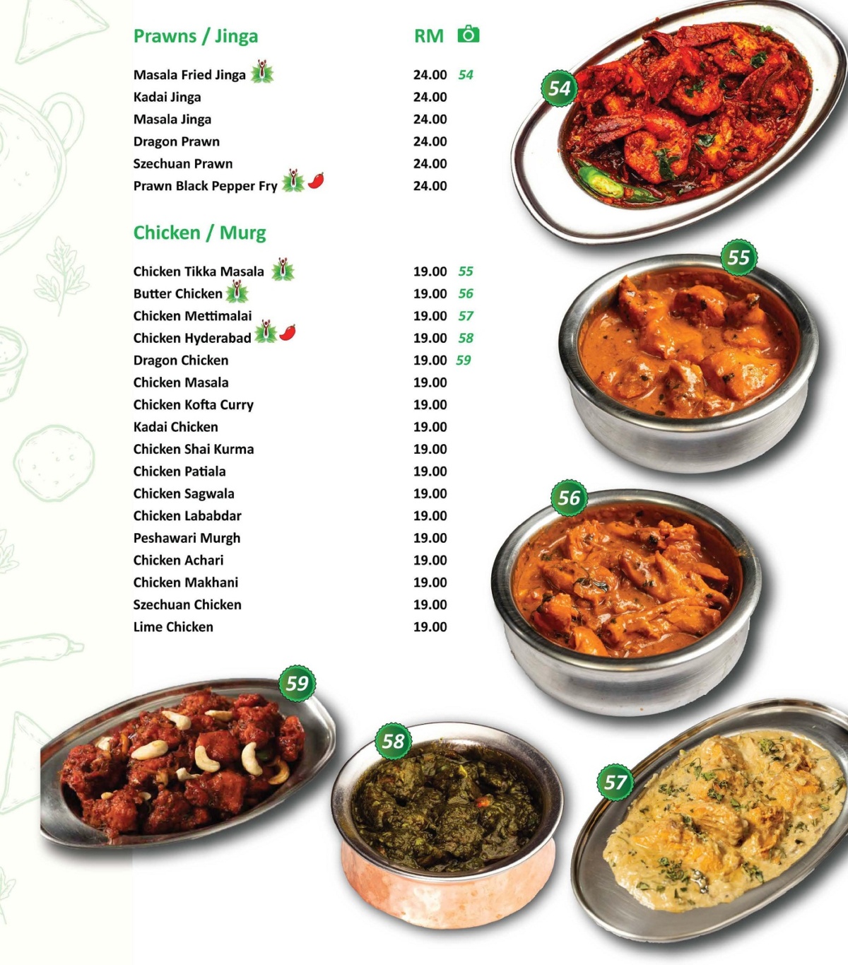 Menu - Betel Leaf