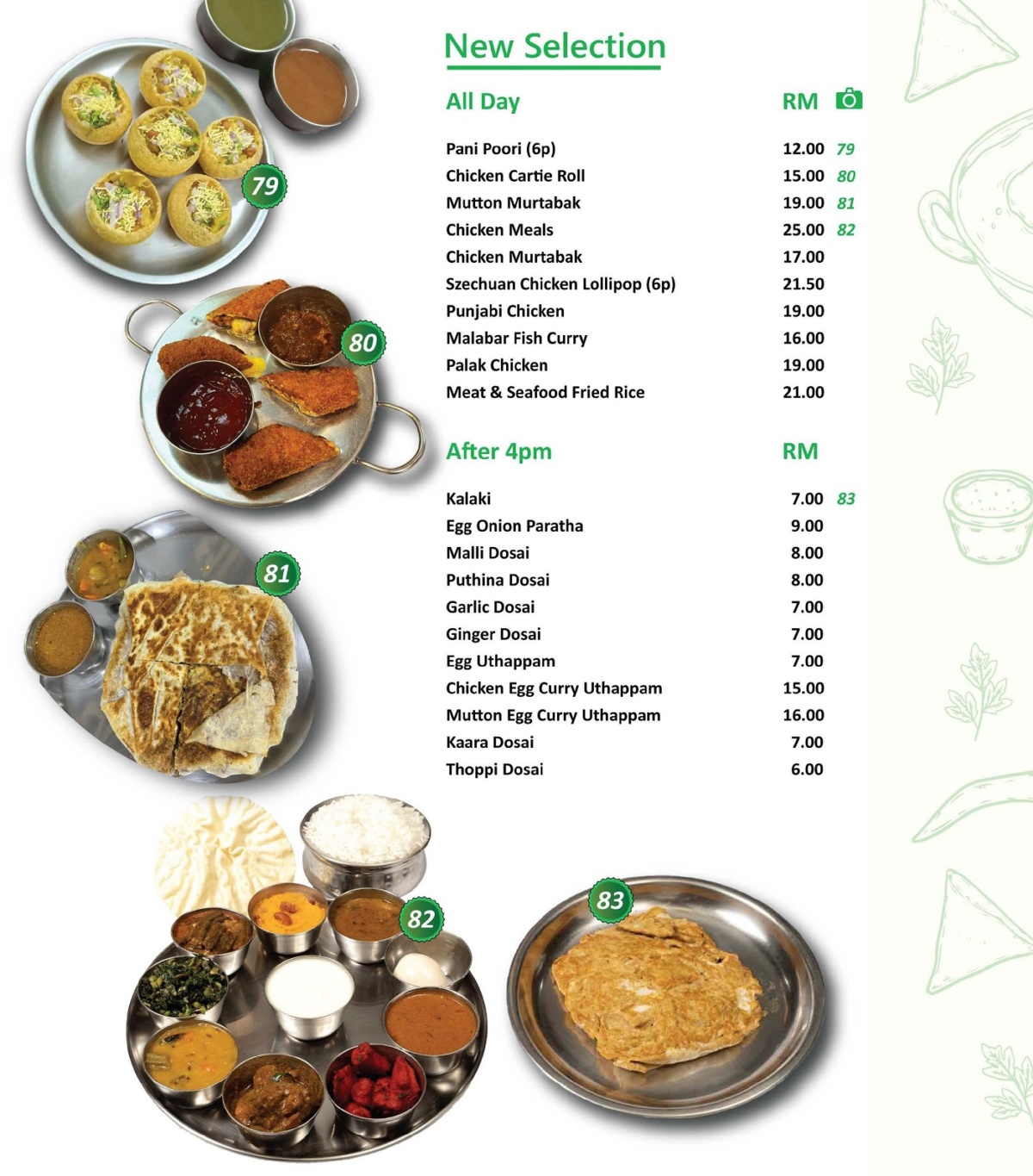 Menu - Betel Leaf