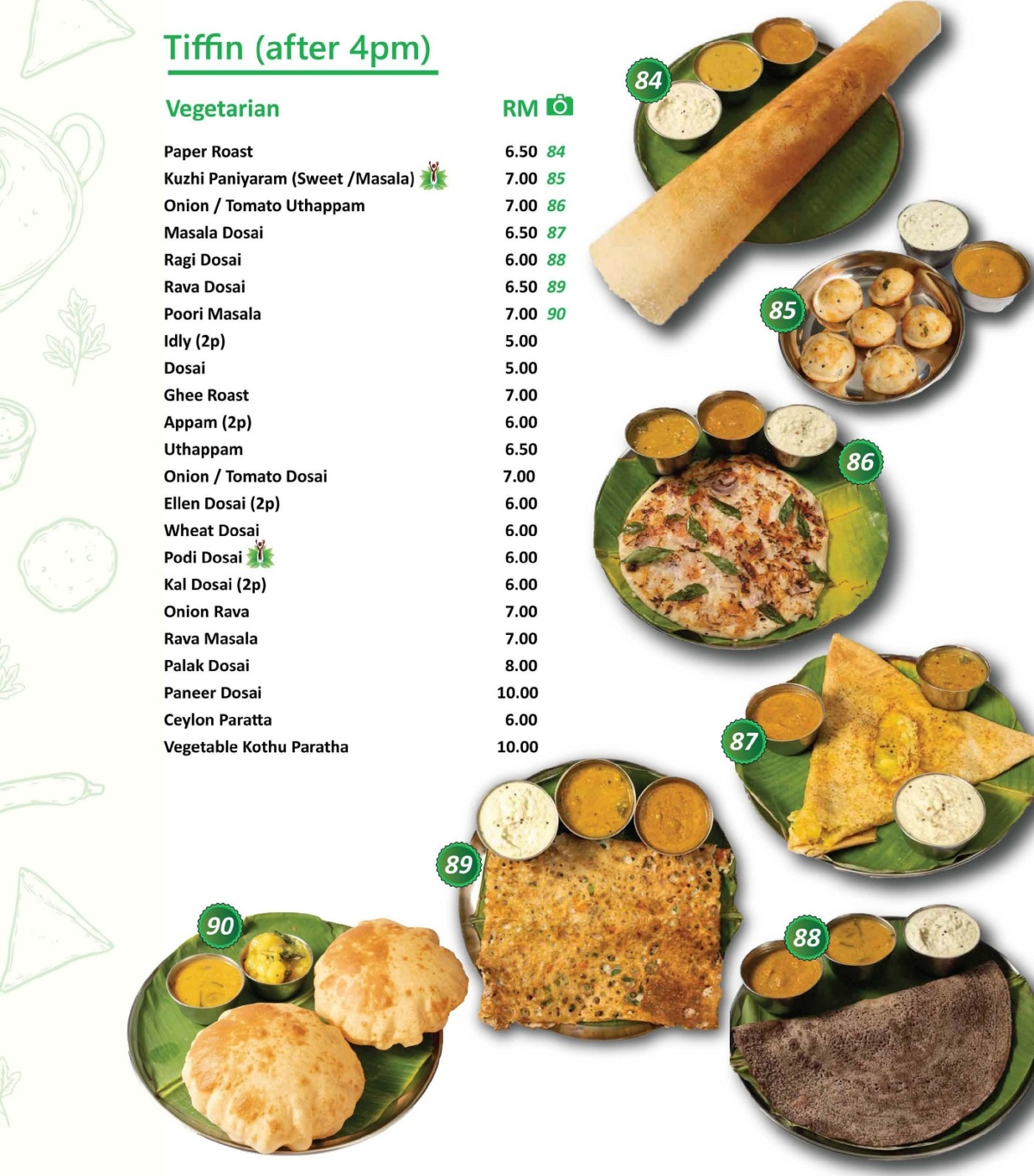 Menu - Betel Leaf